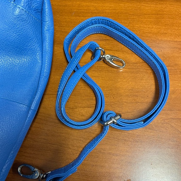 Marco Avane | Bags | Royal Blue Marco Avane Crossbody Leather Purse ...